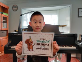 2019-20 Student Gallery – Sunny Wu Music Studio